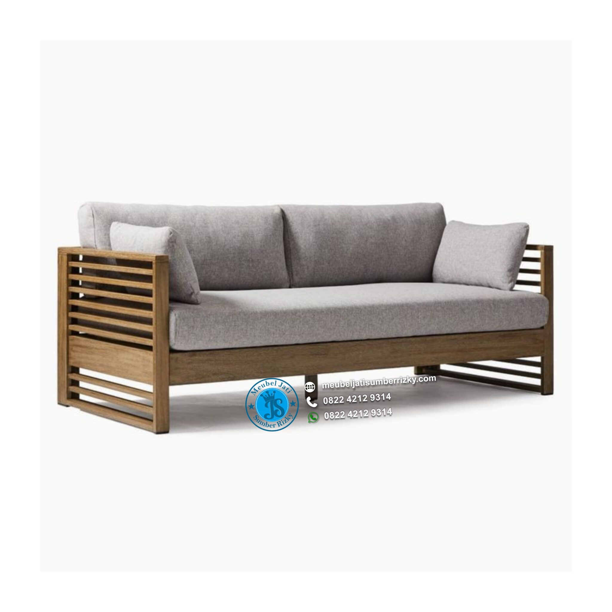 Bangku Bludru Sofa Minimalis - Sanindo Mebel
